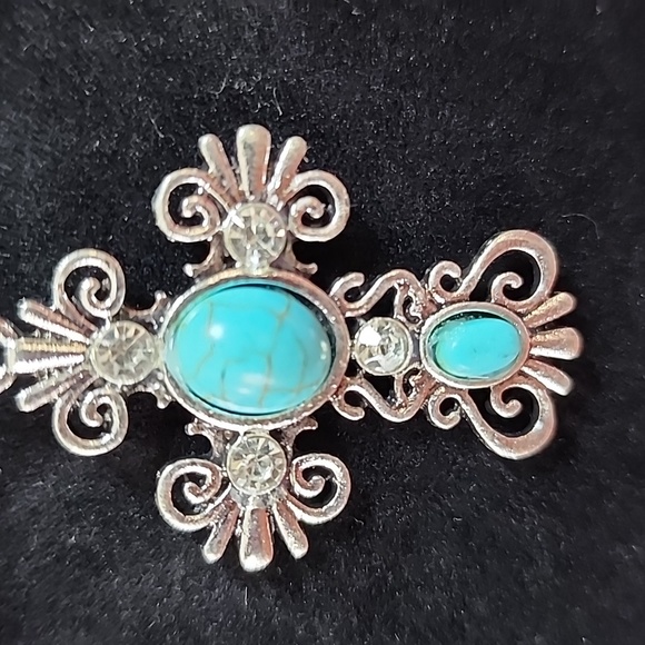 Jewelry | Turquoise Cross Necklace | Poshmark